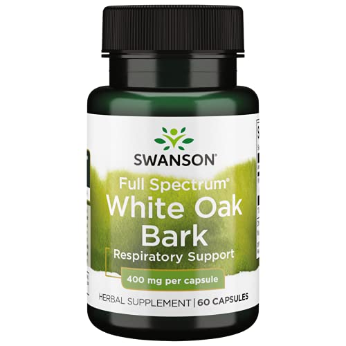 Swanson Full Spectrum White Oak Bark benefits