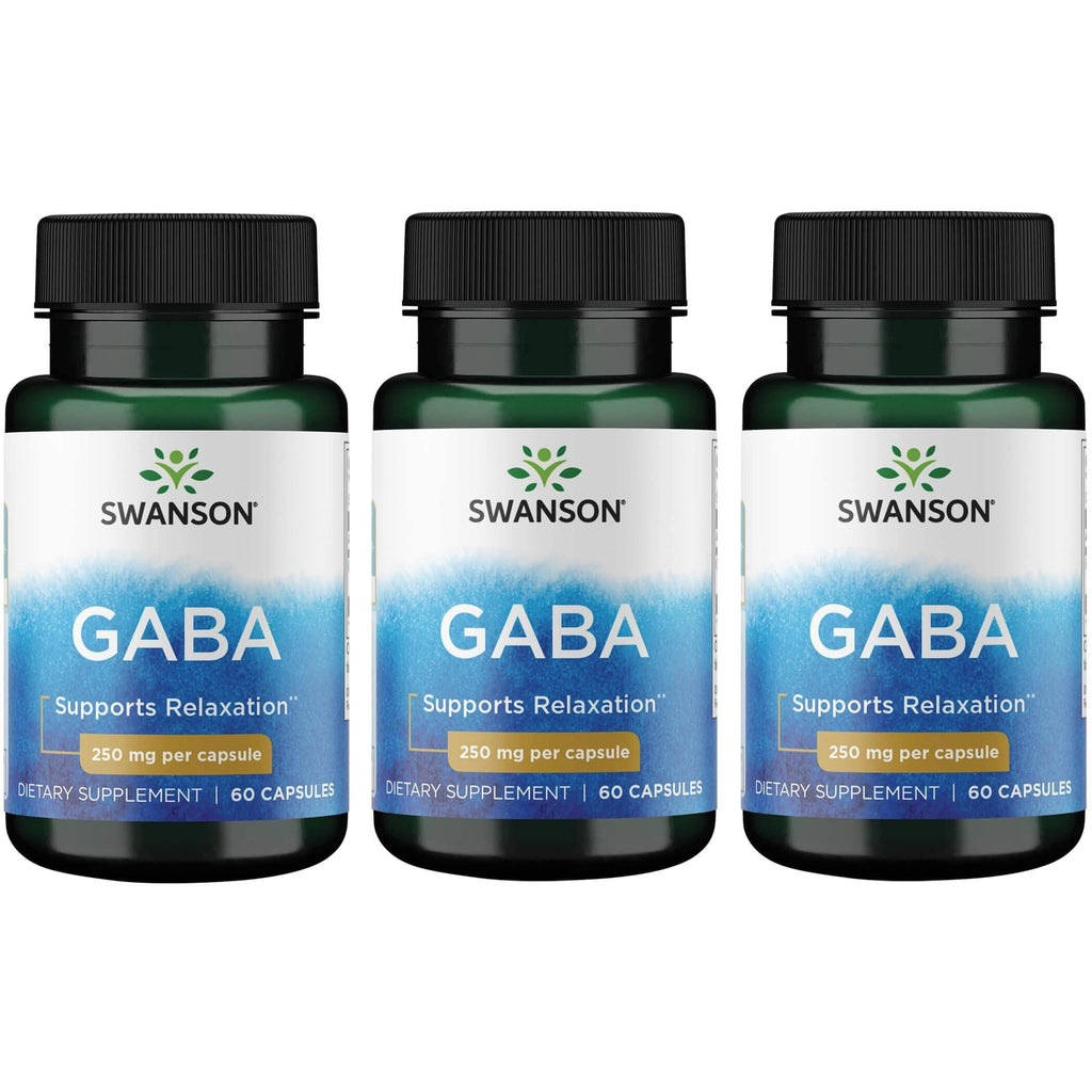 Swanson GABA 250 mg capsules