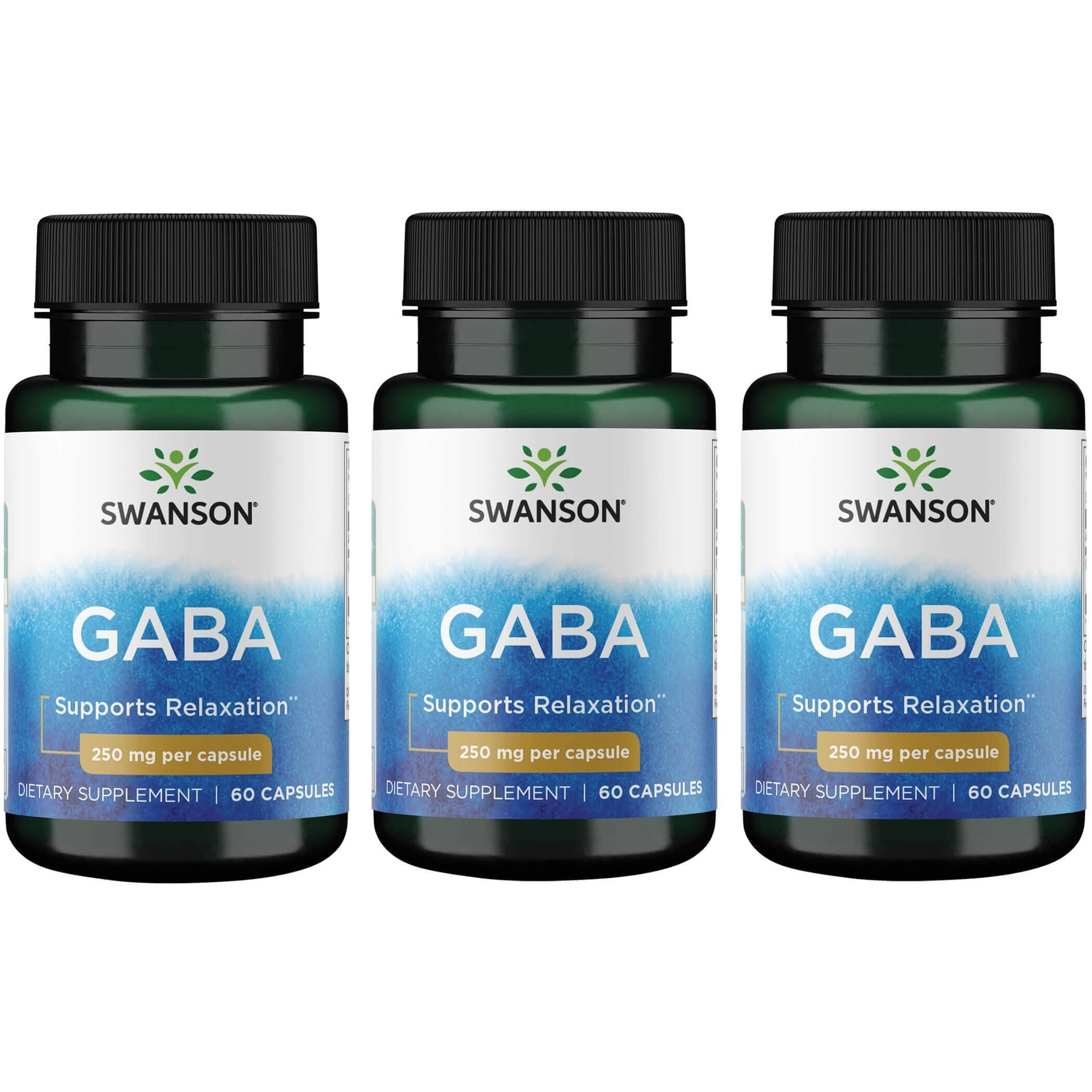 Swanson GABA 250 mg capsules