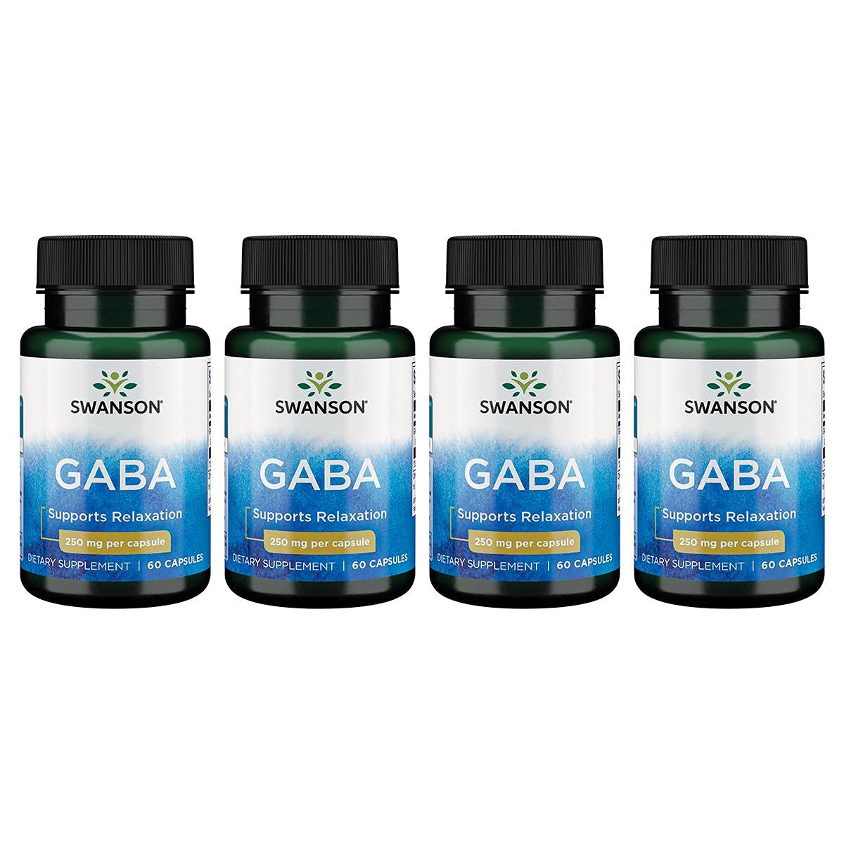 Swanson GABA 250mg capsules for relaxation