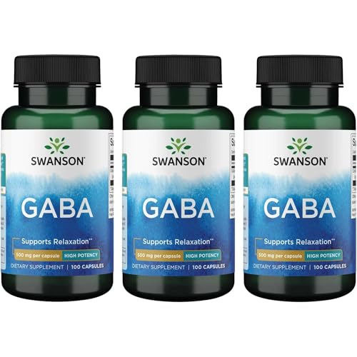 Swanson GABA 500 mg capsules