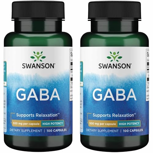 Swanson GABA 500 mg capsules