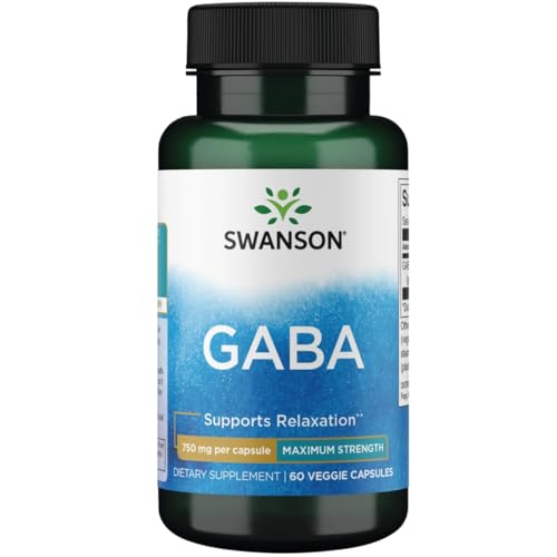 swanson gaba 750 mg veg capsules