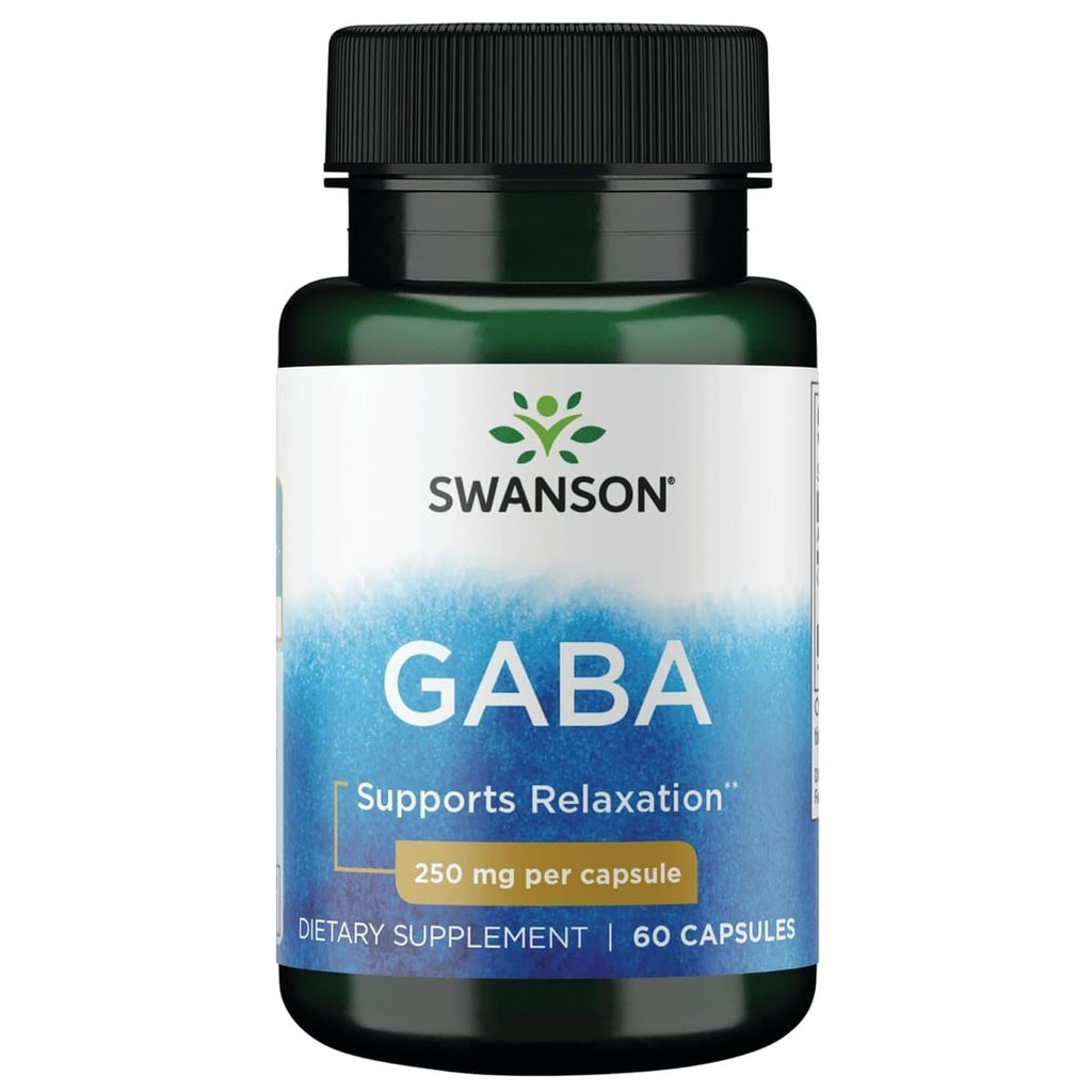 Swanson GABA capsules for relaxation