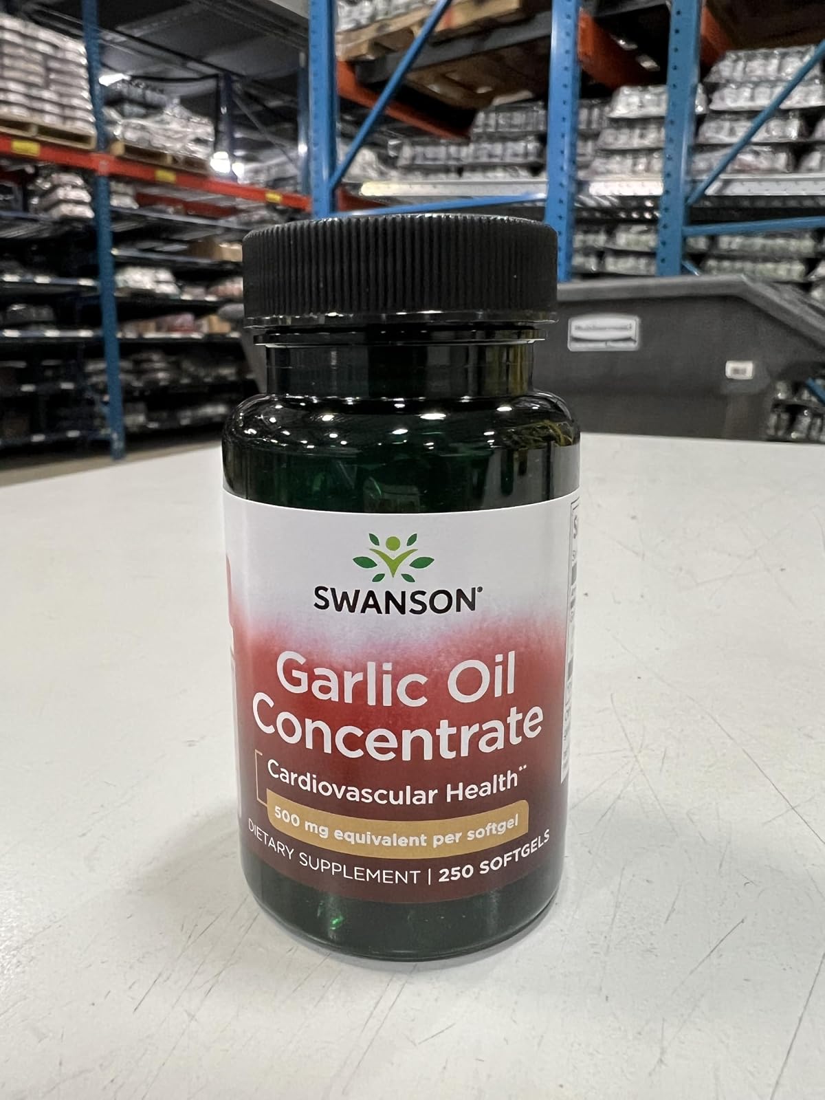 Swanson garlic oil 500 mg for digestion