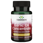 Swanson garlic oil softgels for heart health