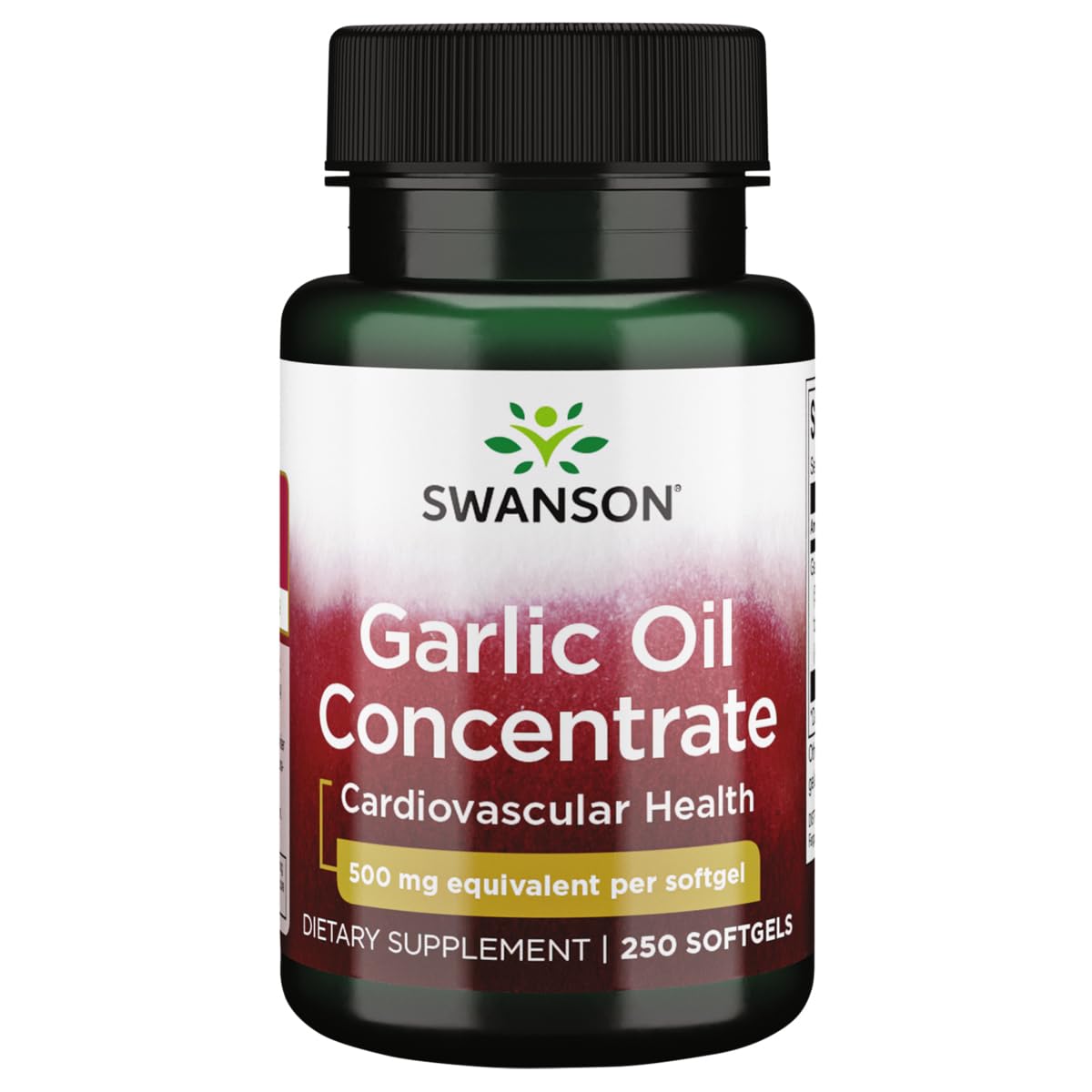 Swanson garlic oil softgels for heart health
