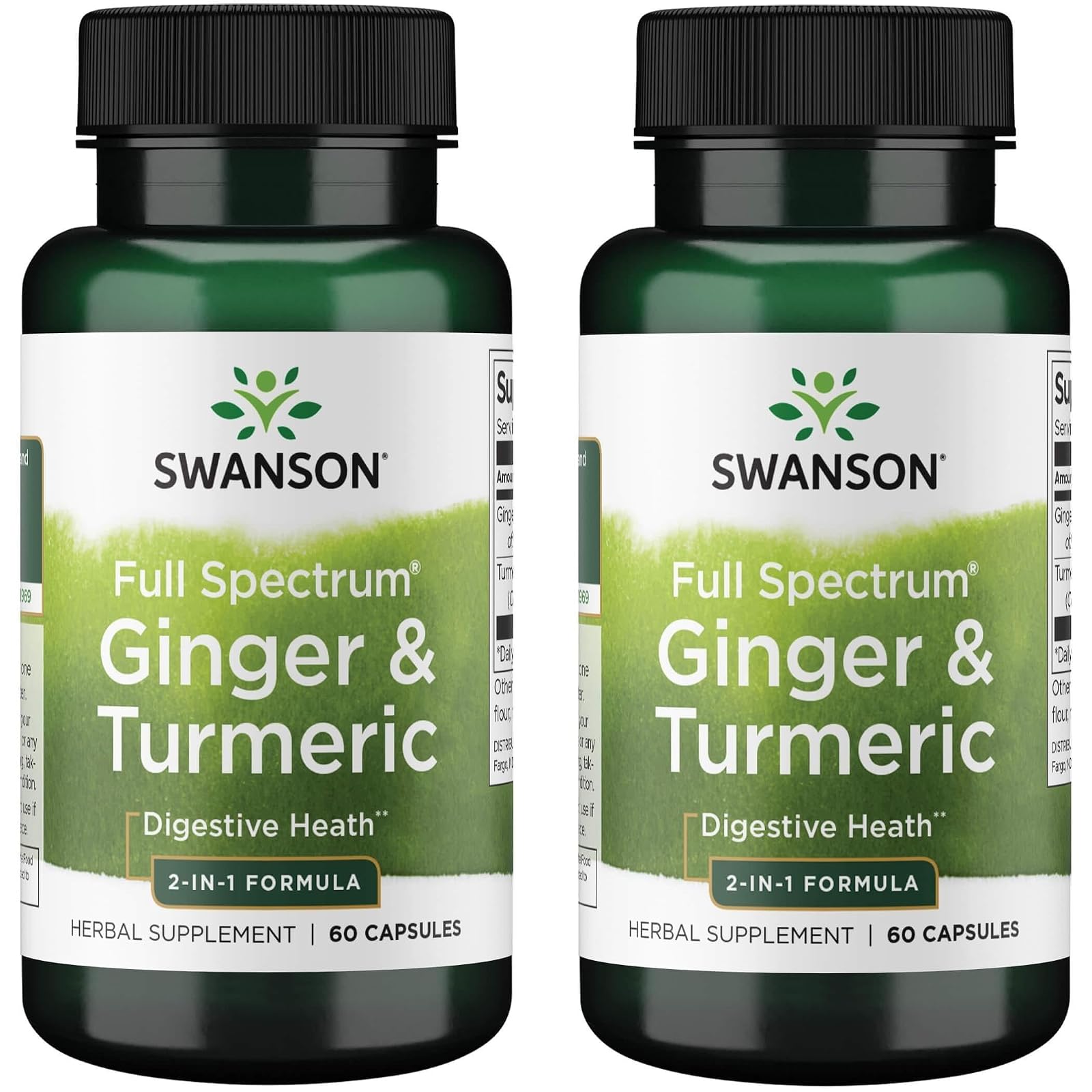 Swanson ginger and turmeric capsules benefits