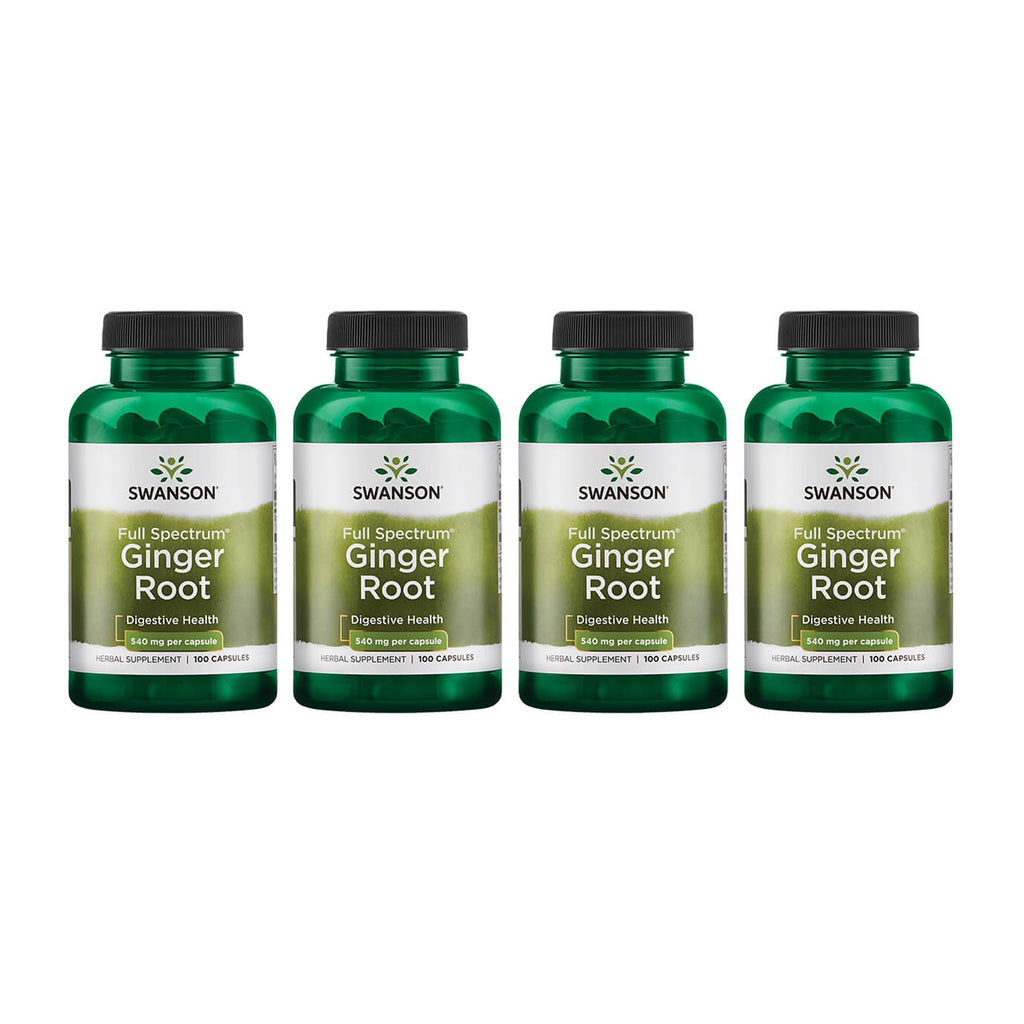 Swanson ginger root capsules for health