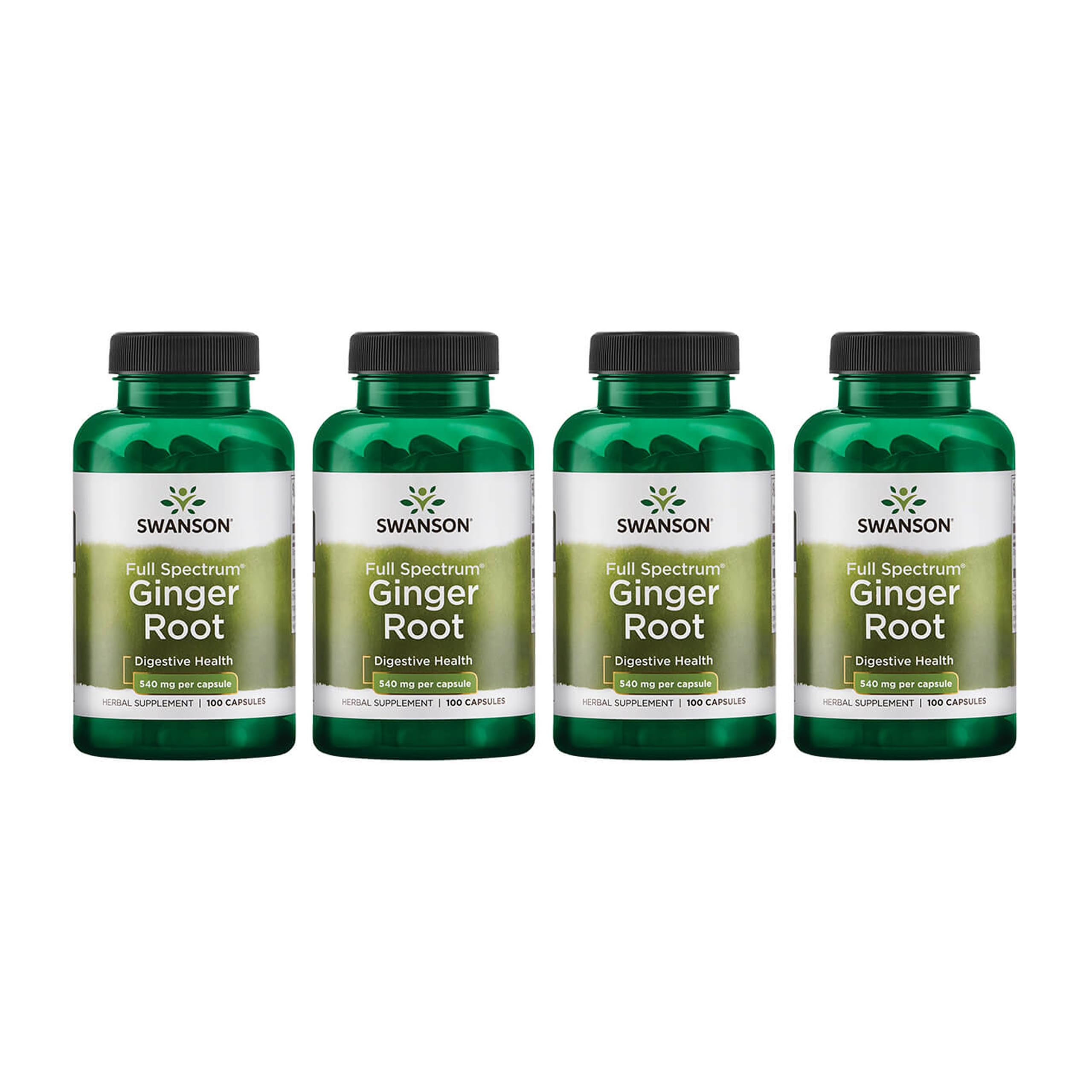 Swanson ginger root capsules for health