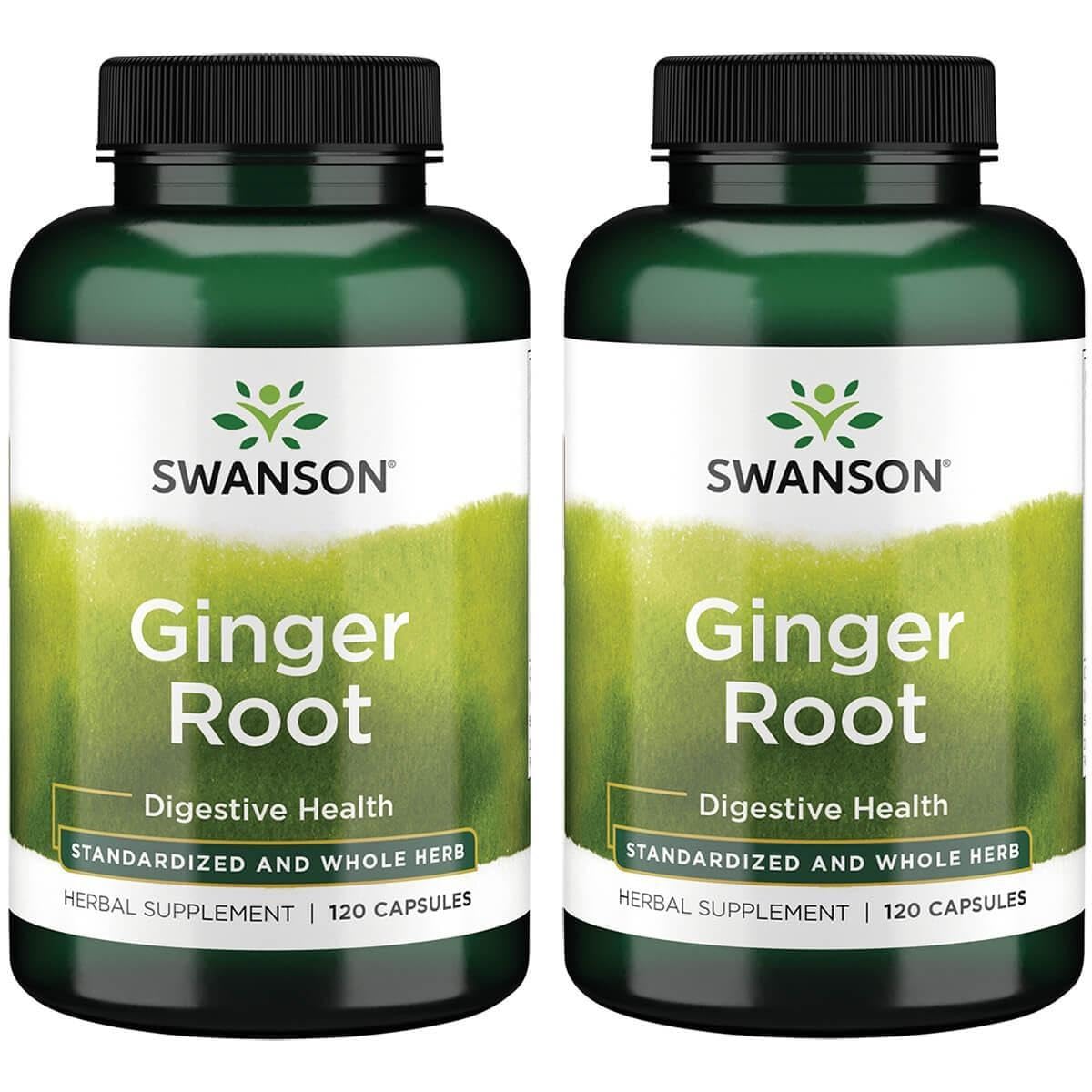 Swanson ginger root herbal supplement