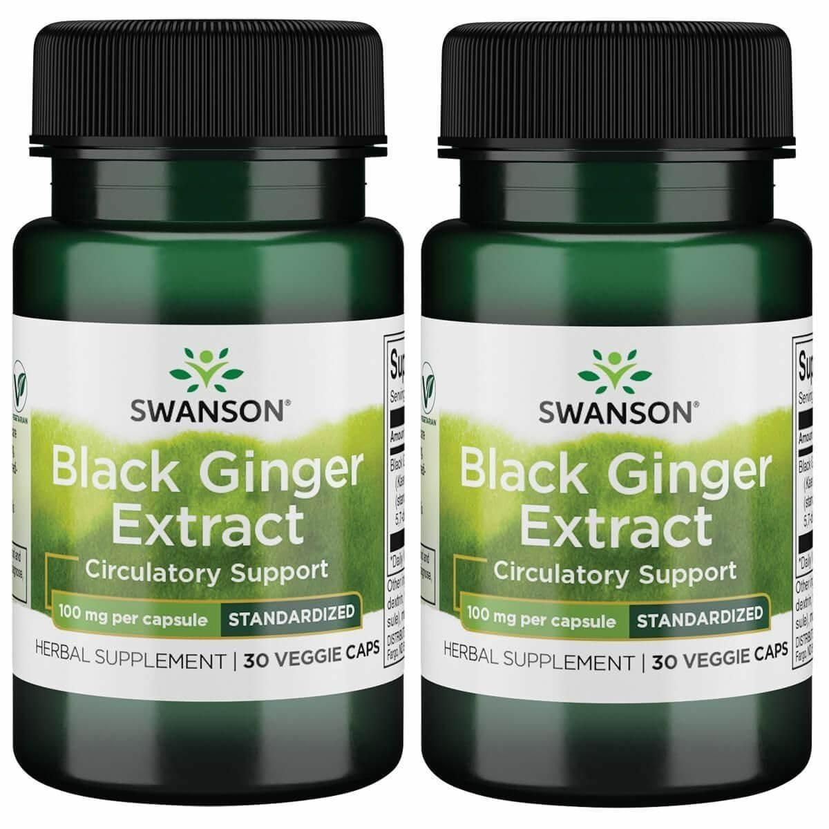 Swanson ginger tea extract capsules