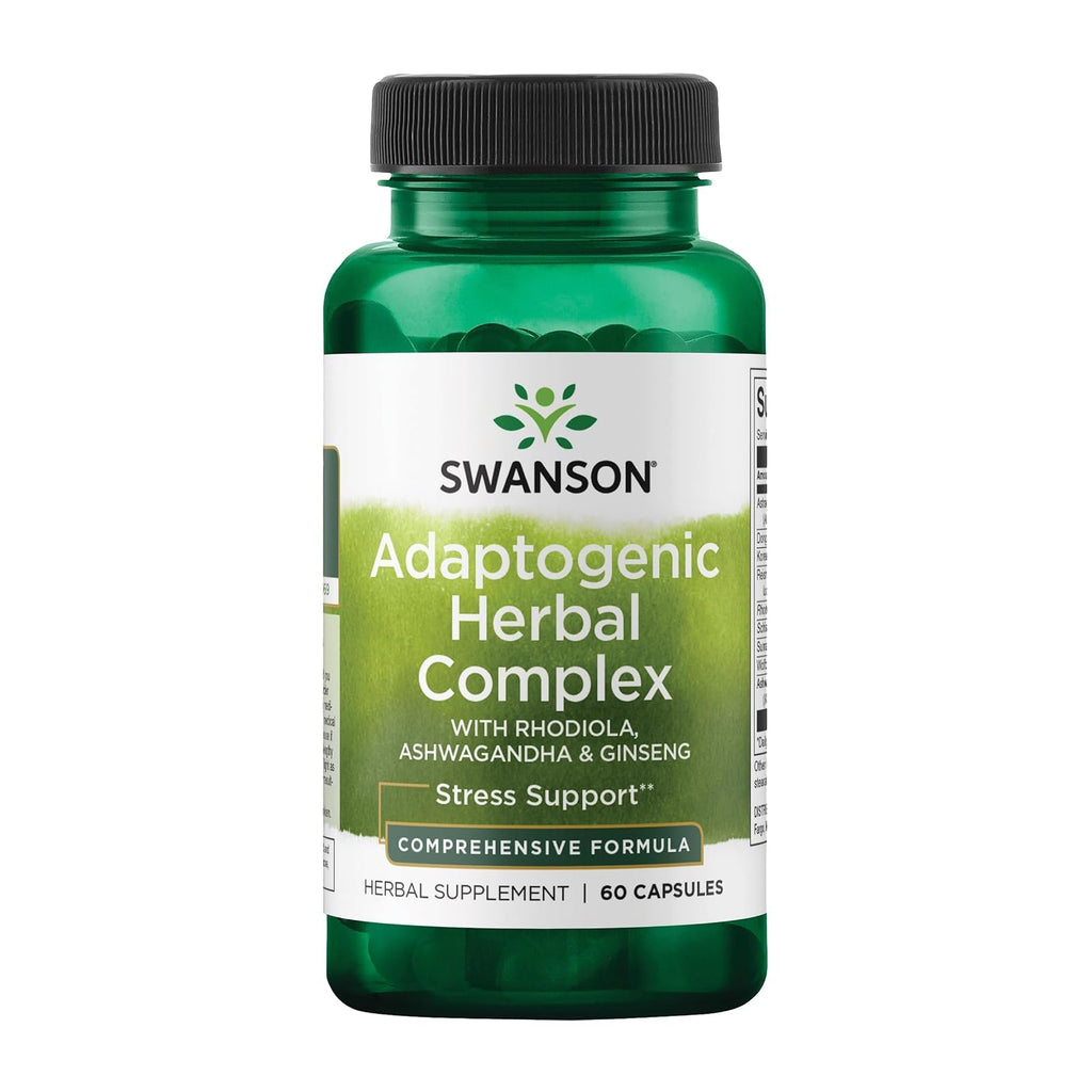 Swanson ginseng herbal supplement capsules