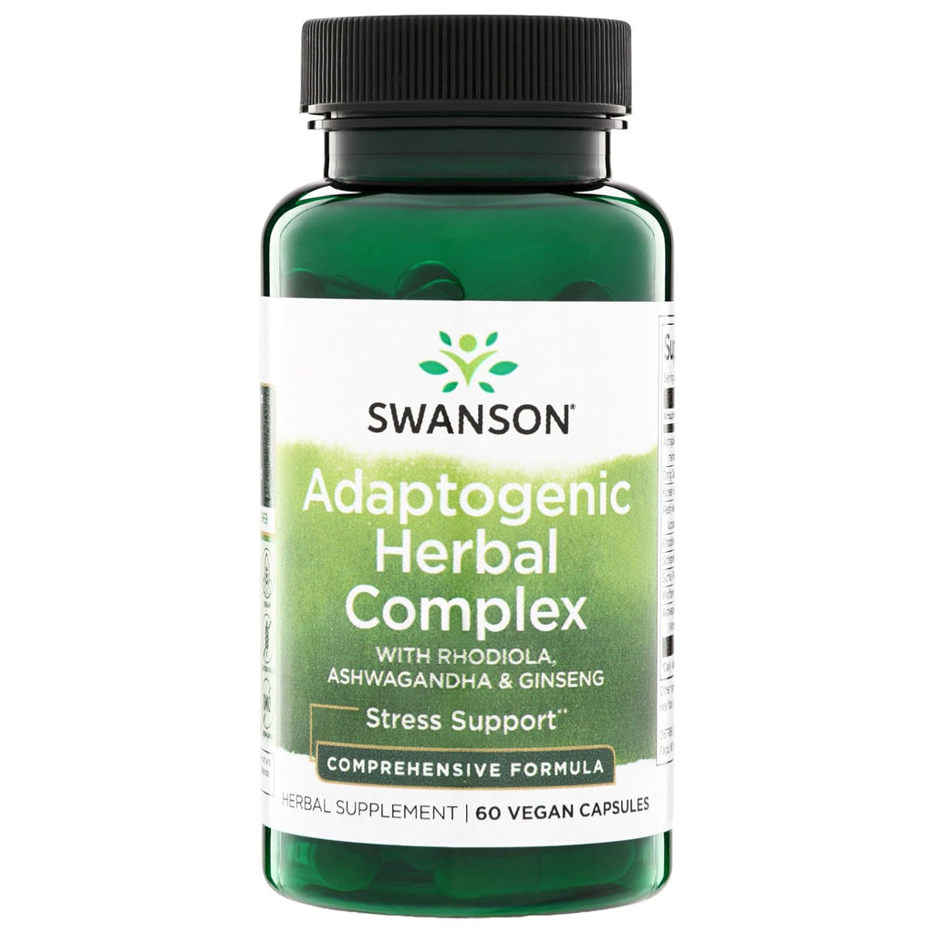Swanson ginseng herbal supplement capsules