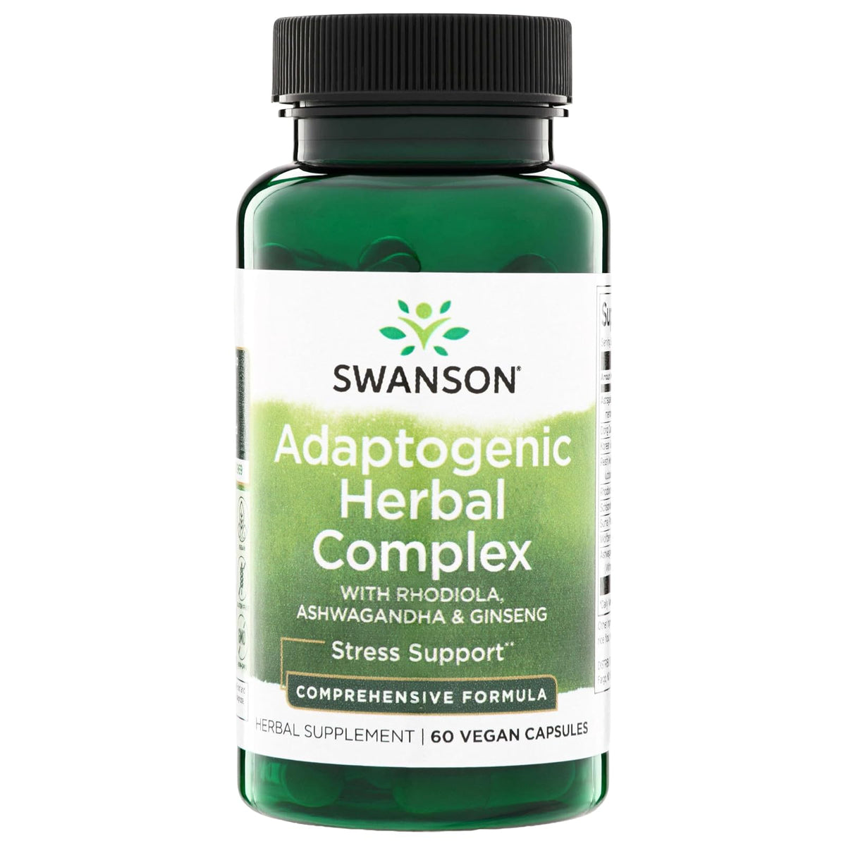 Swanson ginseng herbal supplement capsules