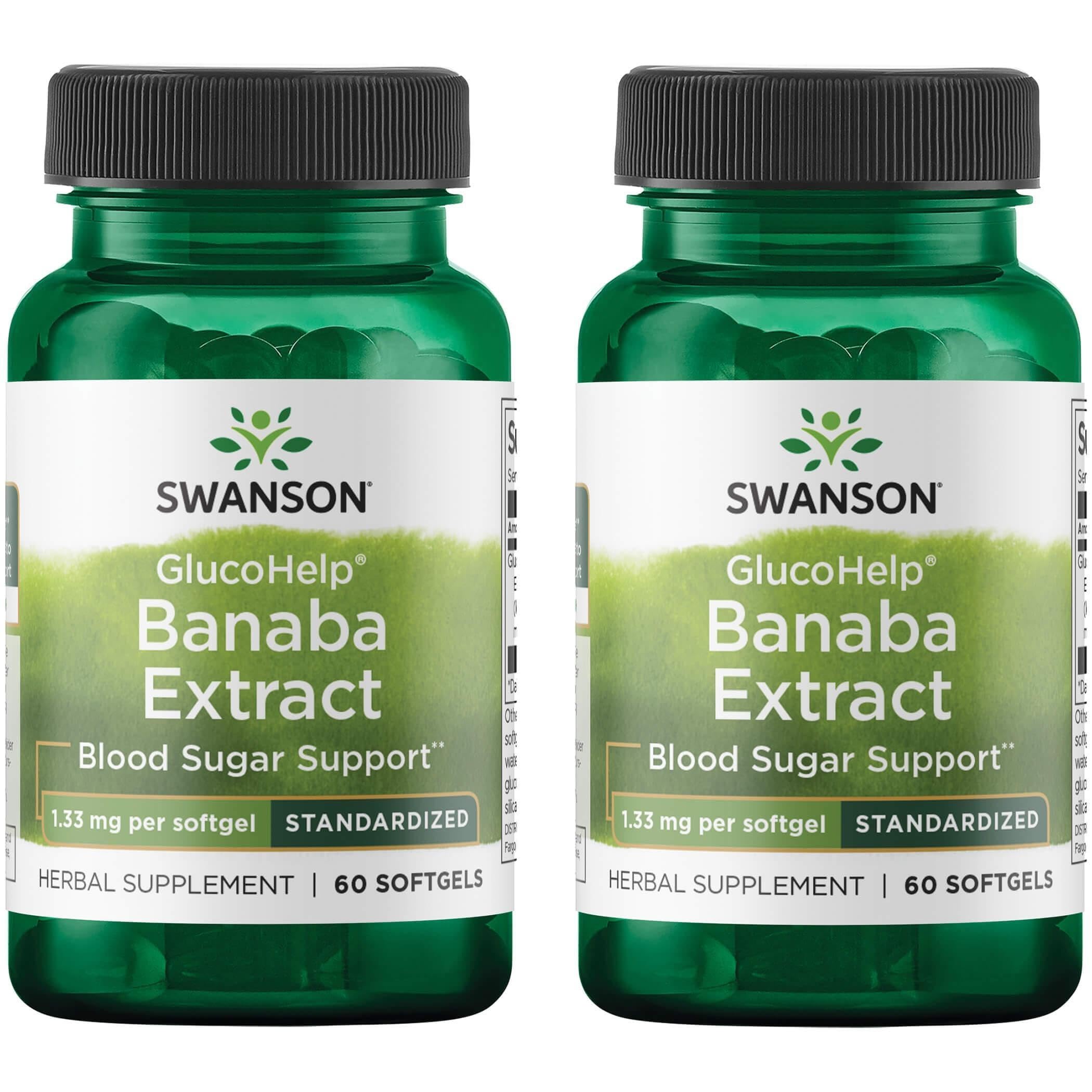 Swanson Glucohelp Banaba softgels for wellness