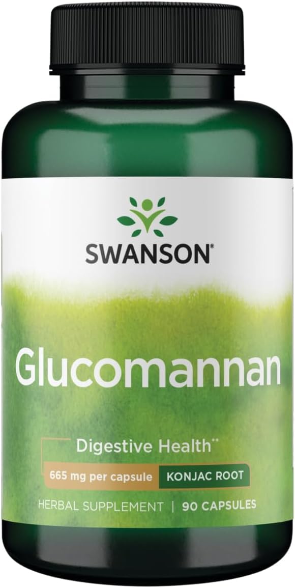 Swanson glucomannan digestive support capsules