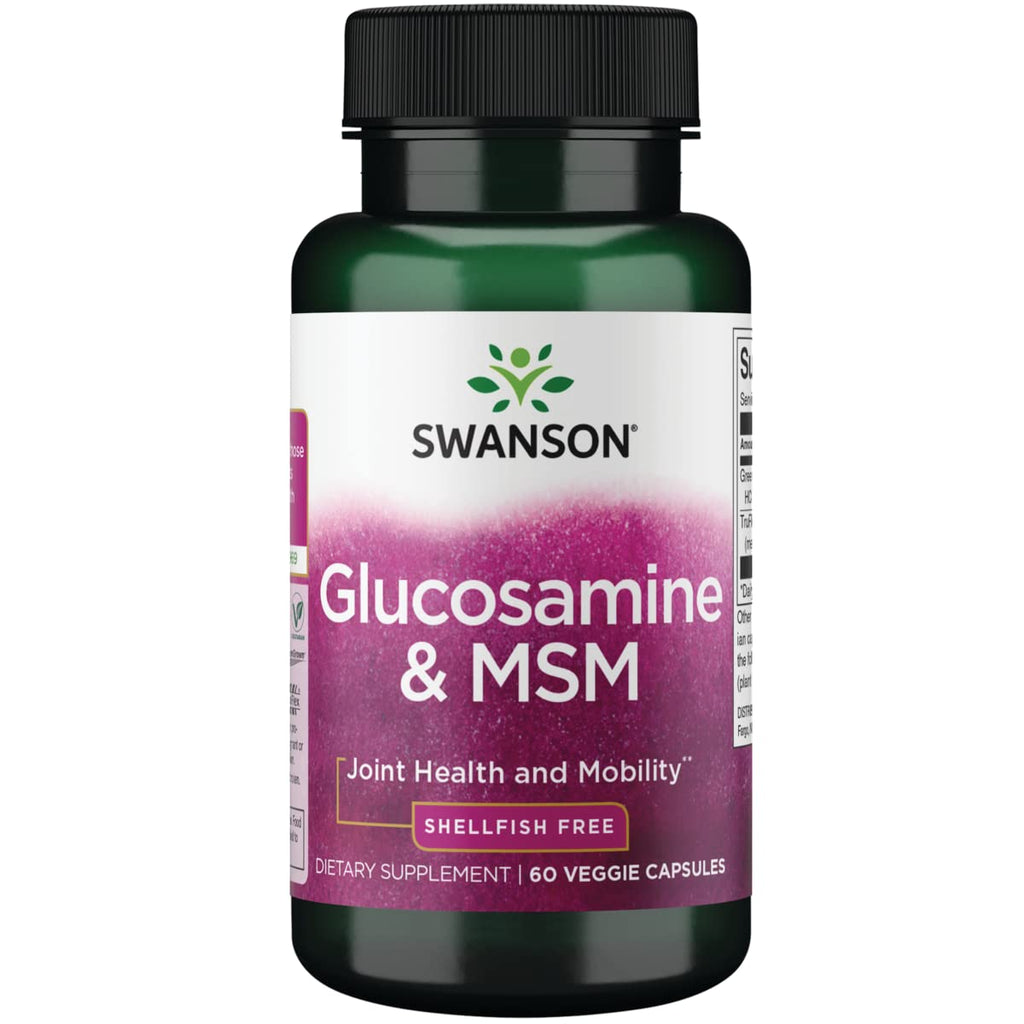 Swanson glucosamine joint support capsules