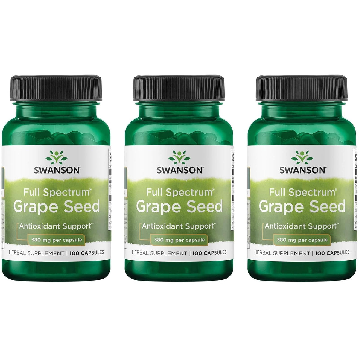 Swanson Grape Seed Extract capsules for antioxidants