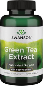 Swanson Green Tea Extract capsules for energy