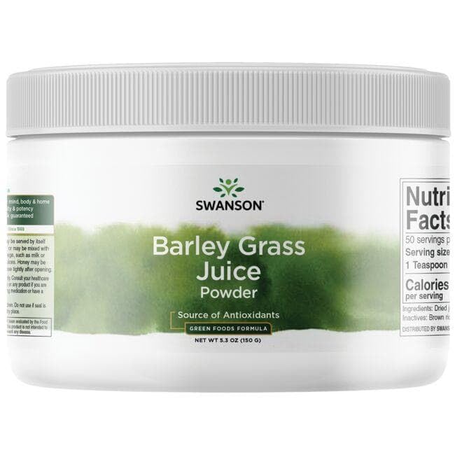 Swanson GRN Barley natural energy support