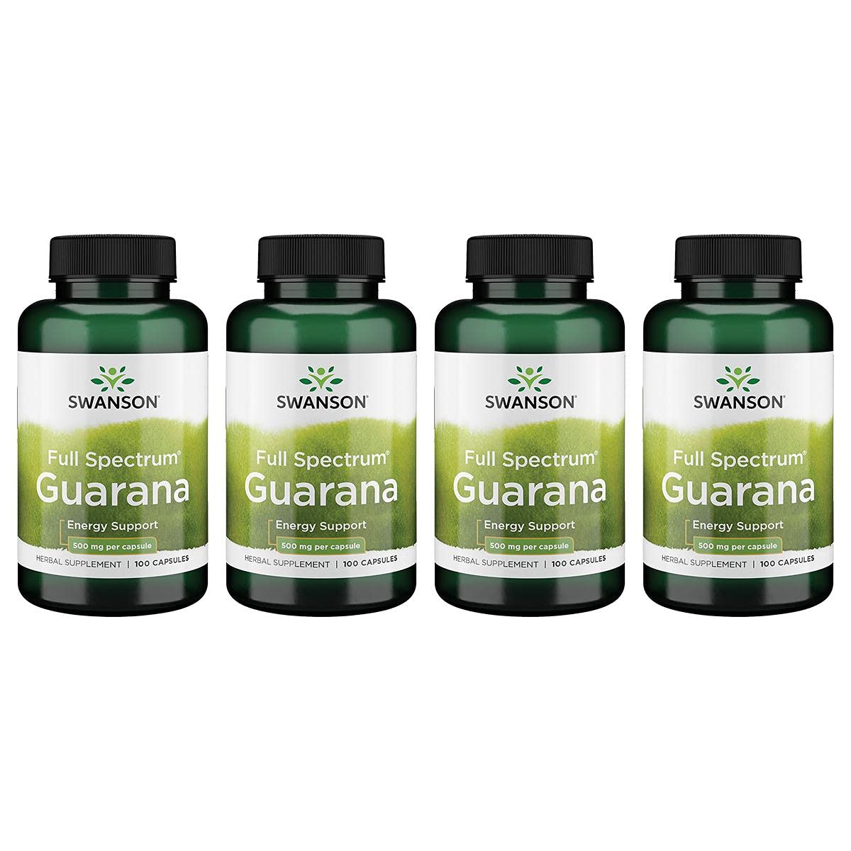 Swanson Guarana energy booster capsules