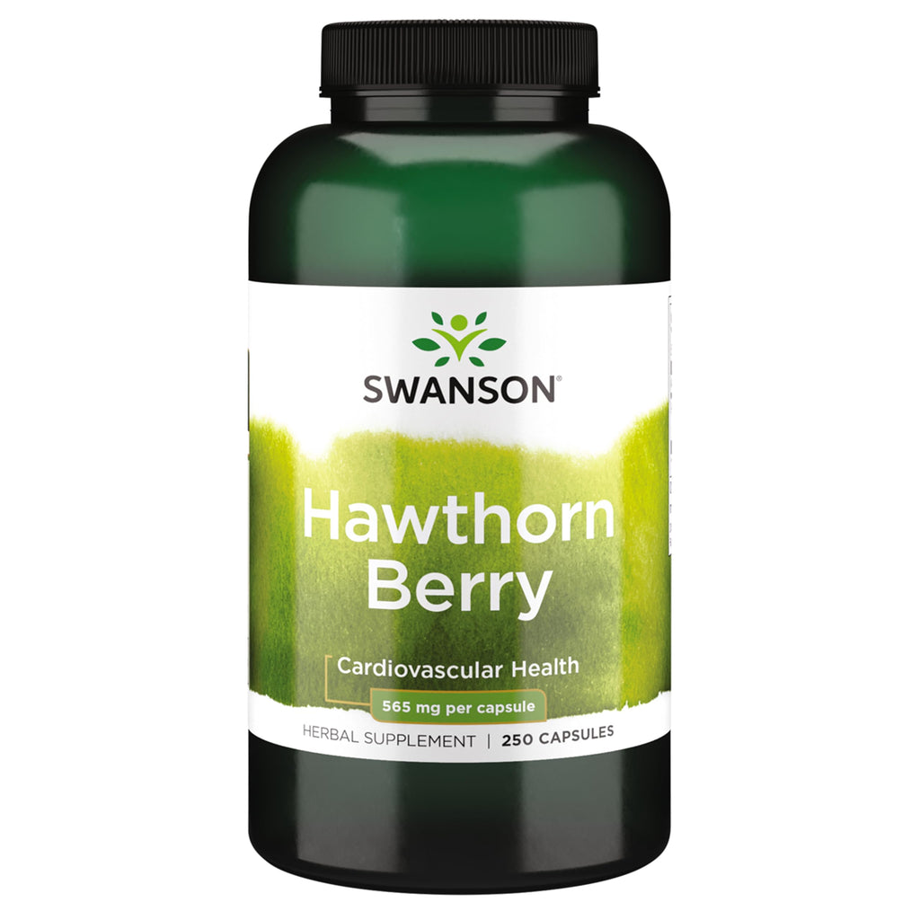 Swanson hawthorn berry capsules for heart health