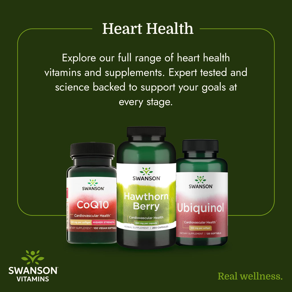 Swanson hawthorn for healthy blood flow