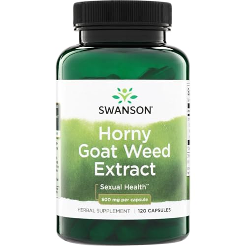 Swanson Horny Goat Weed capsules for vitality
