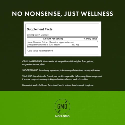 Swanson Horse Chestnut 250mg capsules