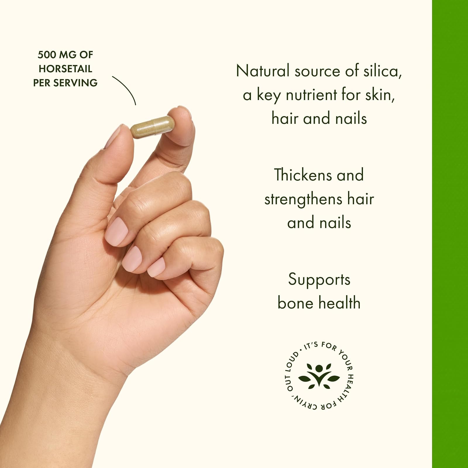 Swanson horsetail for improved skin vitality