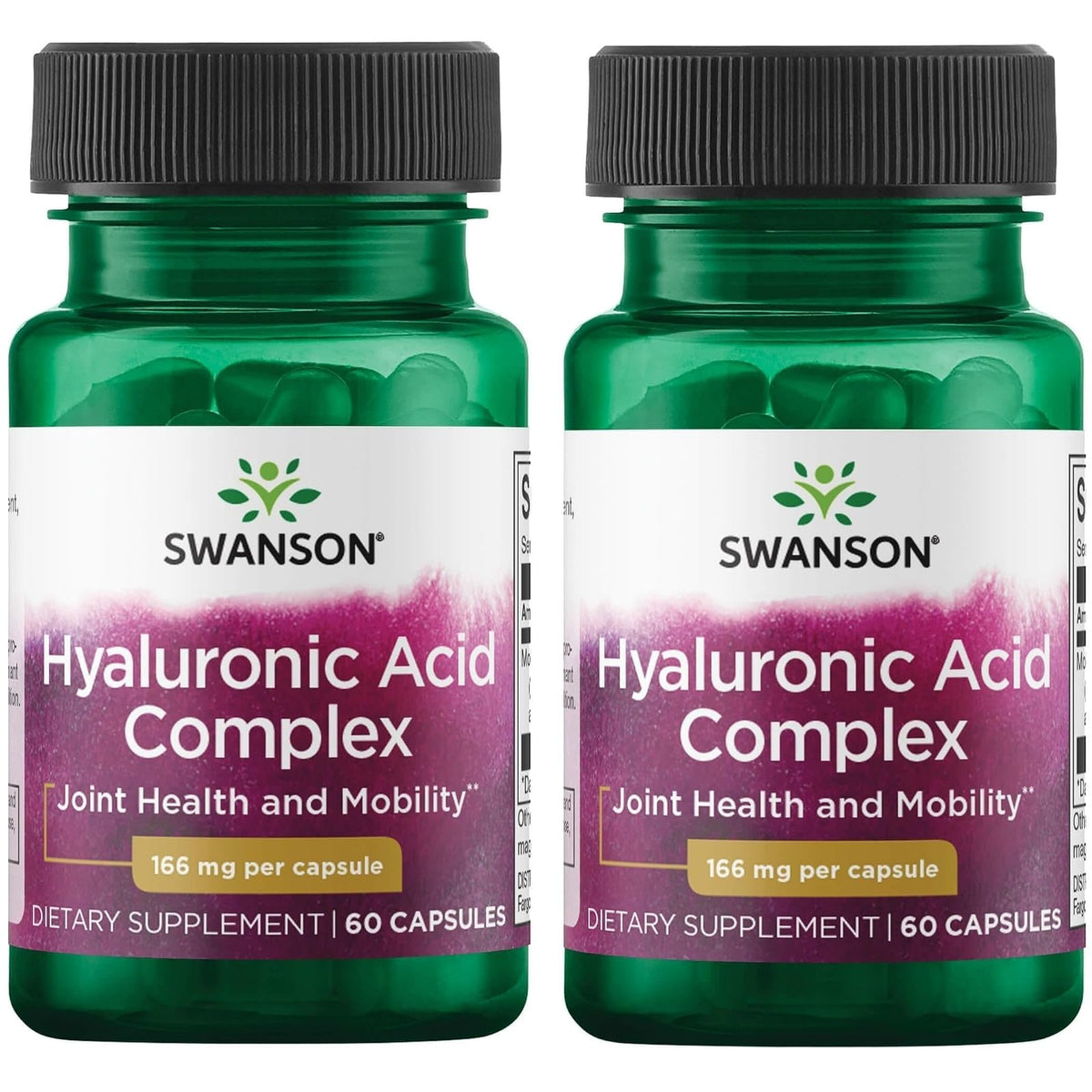 Swanson hyaluronic acid capsules for hydration