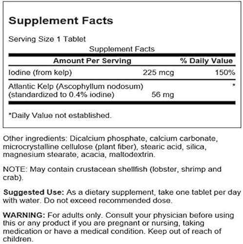Swanson kelp for mineral support