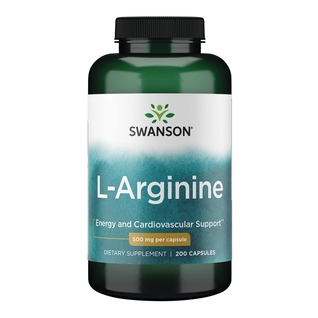 Swanson L-Arginine 500 mg capsules