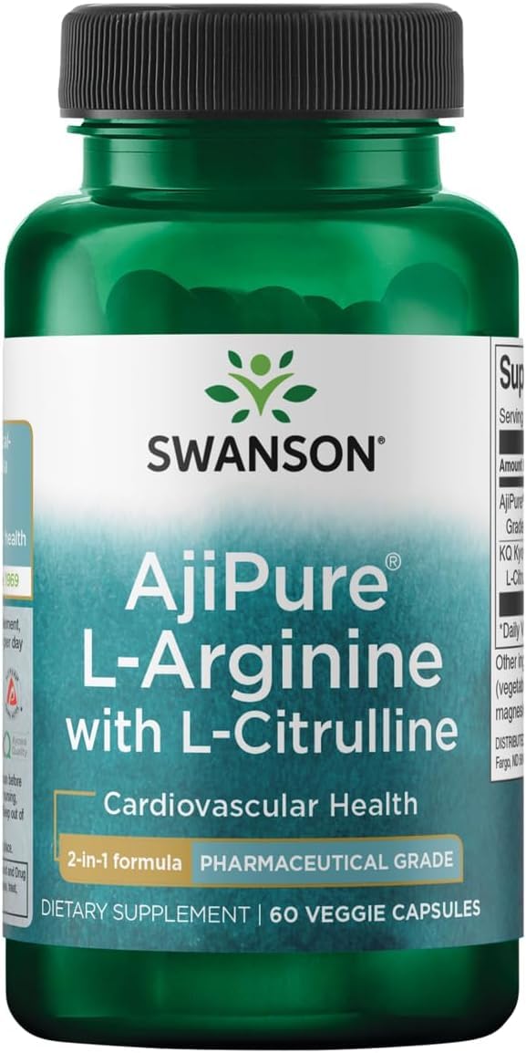 Swanson l-arginine supplement for energy