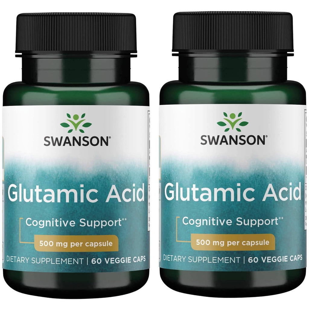Swanson L-Glutamic Acid capsules