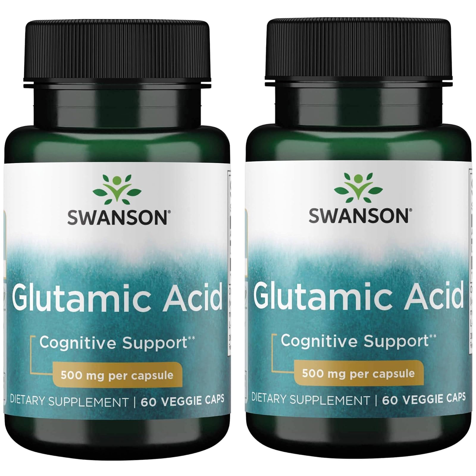 Swanson L-Glutamic Acid capsules