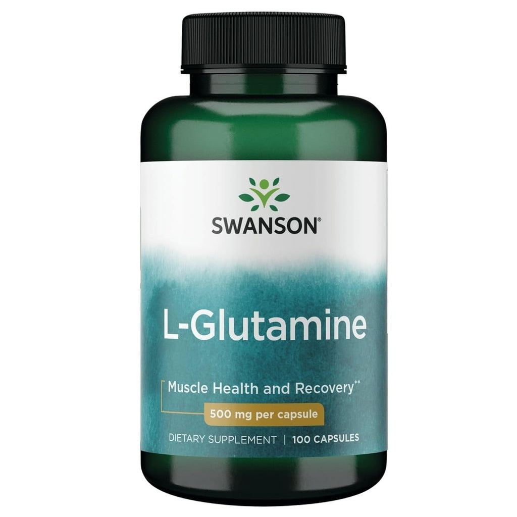 Swanson L-Glutamine 500 mg capsules