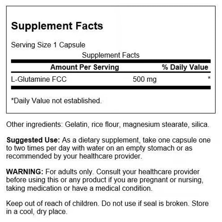 Swanson L-Glutamine immune system booster