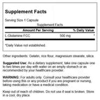 Swanson L-Glutamine immune system booster
