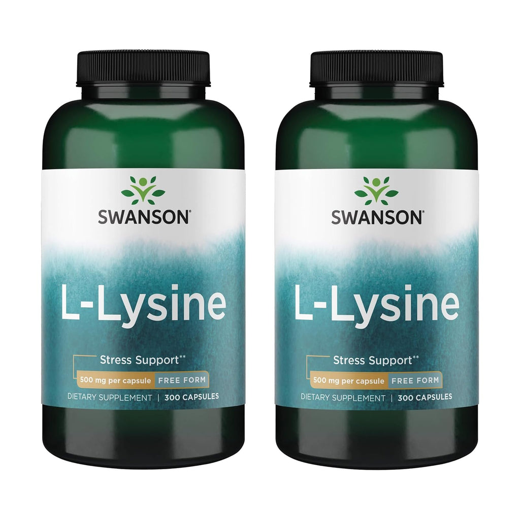 Swanson L-Lysine 500 mg capsules