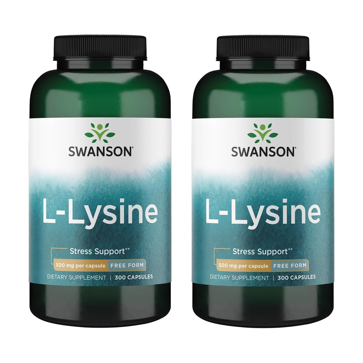 Swanson L-Lysine 500 mg capsules