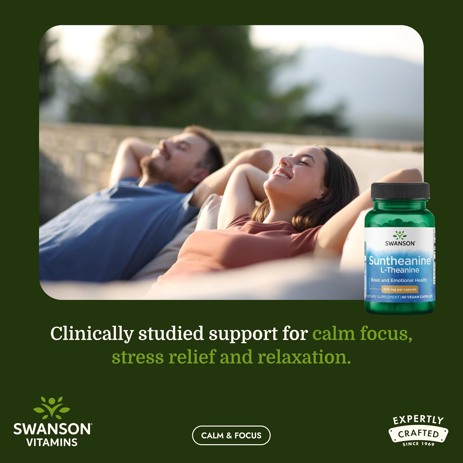 Swanson l-theanine 200 mg supplement