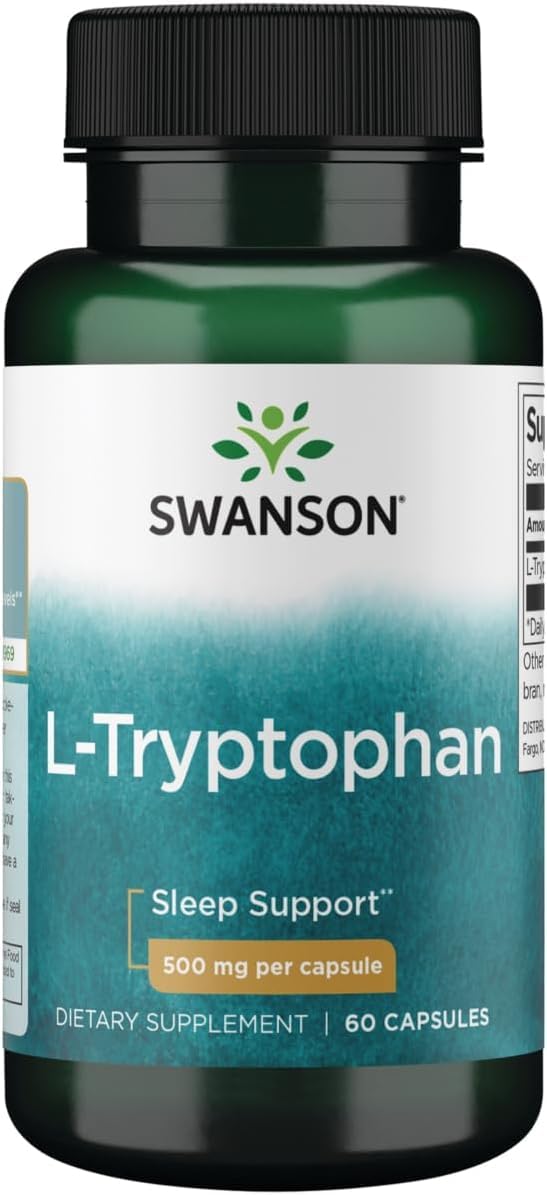 Swanson L-Tryptophan 500 mg capsules