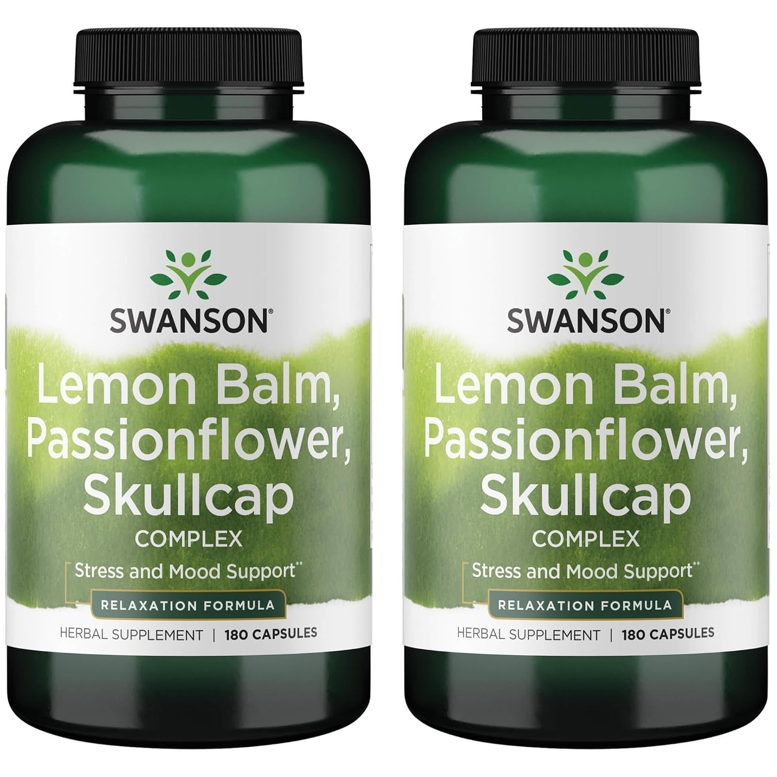 Swanson Lemon Balm herbal supplement capsules
