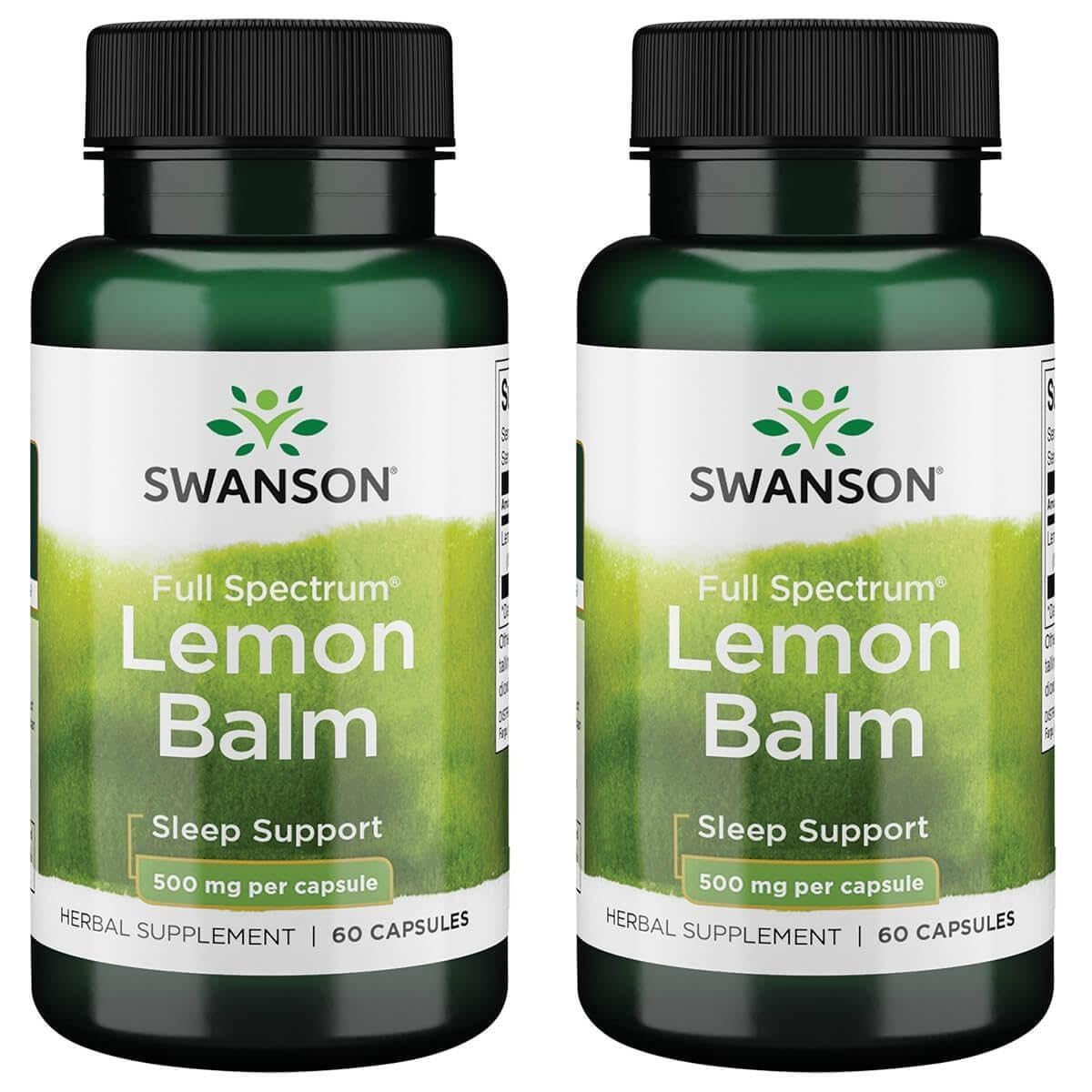Swanson lemon balm herbal supplements
