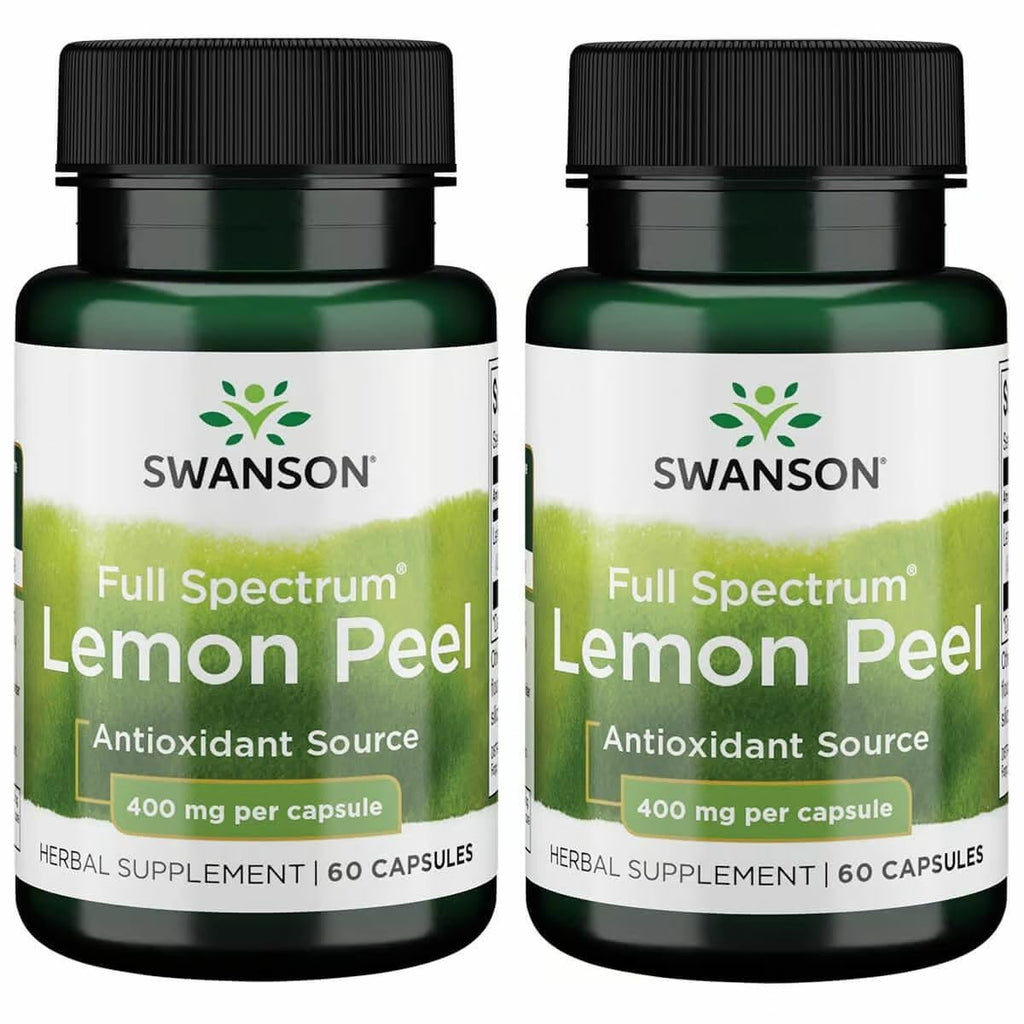 Swanson lemon peel capsules for vitamin C