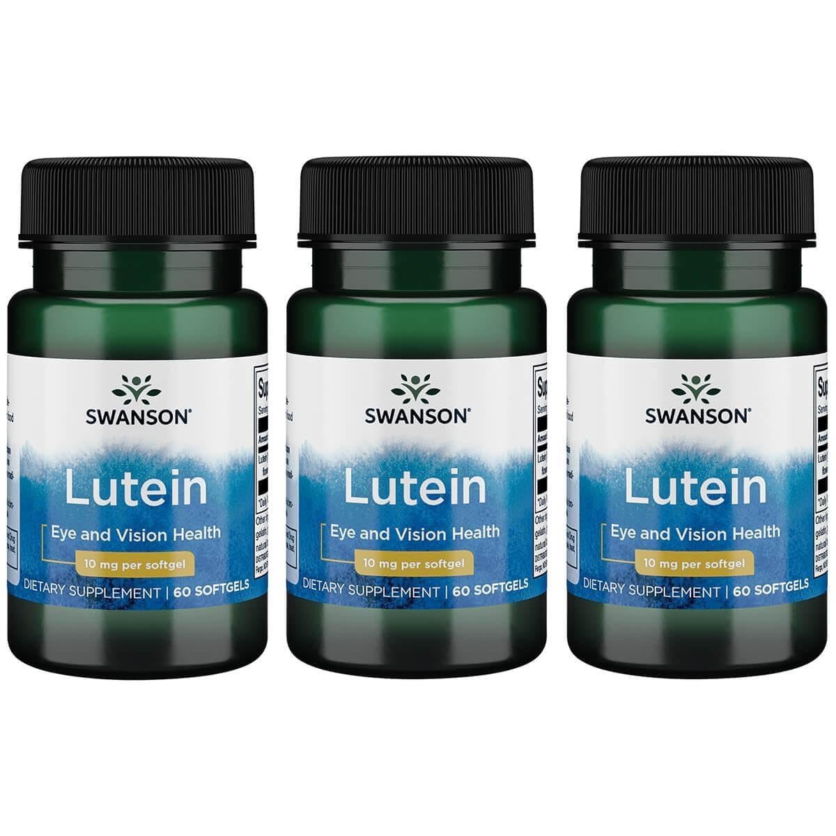 Swanson Lutein 10 mg softgels for eye health