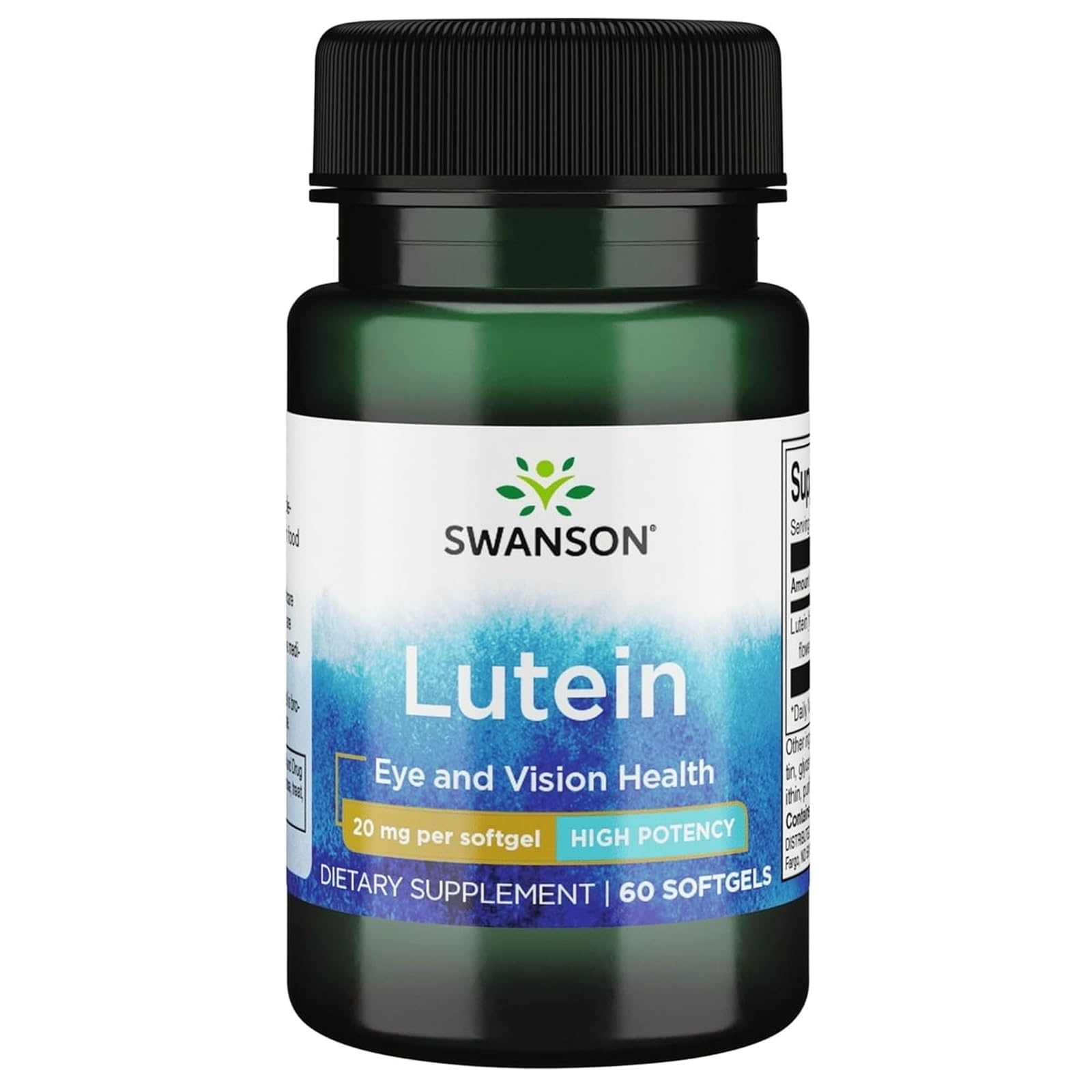 Swanson Lutein 20 mg softgels
