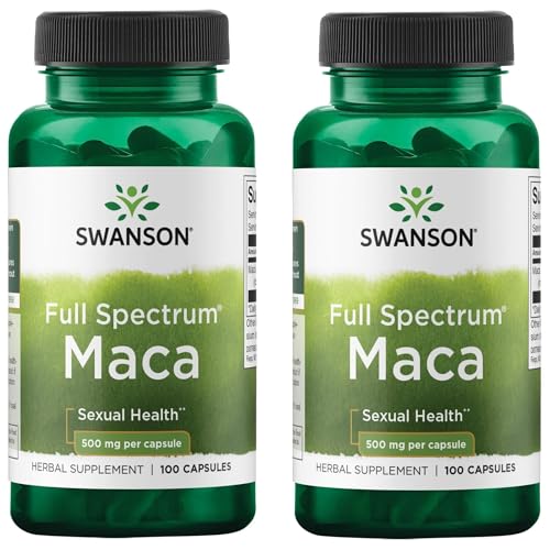 Swanson Maca 500mg health benefits